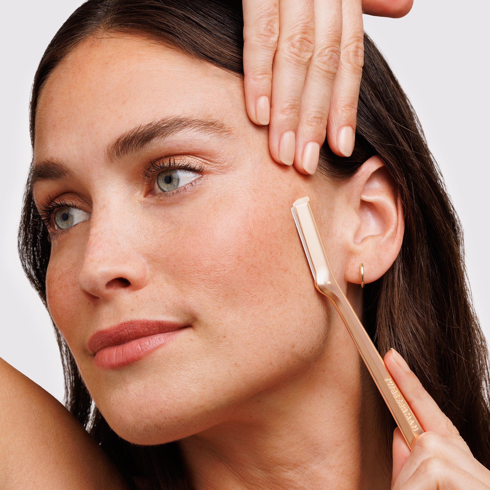 Rose Gold Facial Razor – Tweezerman