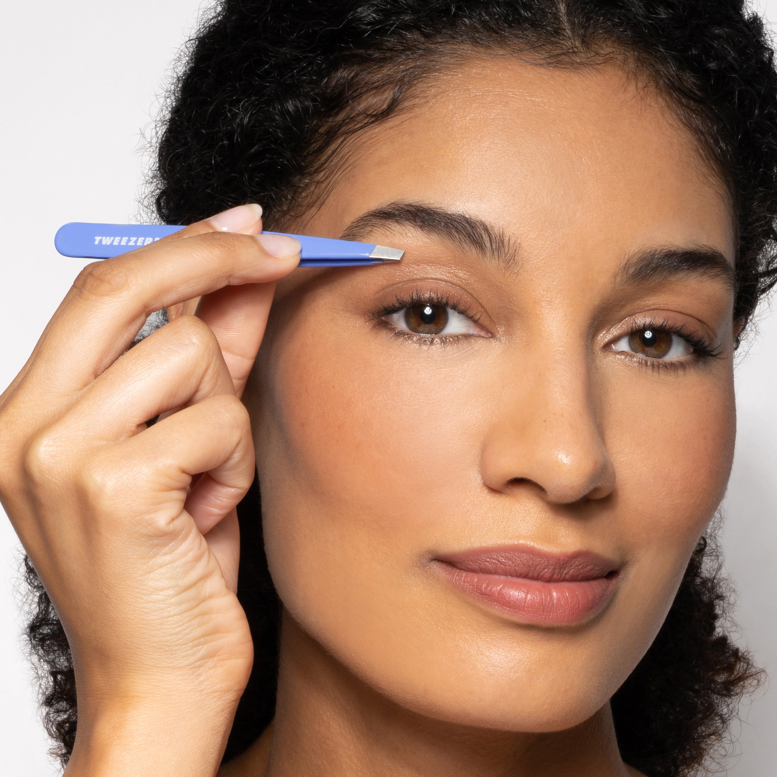 Lapis Blue Slant Tweezer – Tweezerman